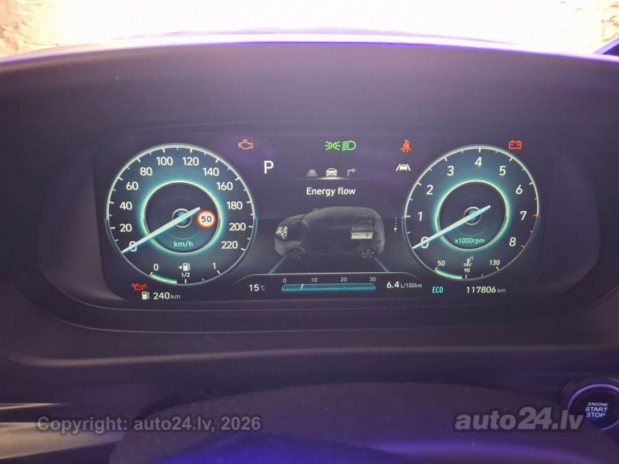 Red Hyundai Bayon 2021 in Parnu, with an engine capacity of 1.00 L and mileage of 118 thousand km for 13999 €, photo 13 on AUTOMOTO.COM.LV