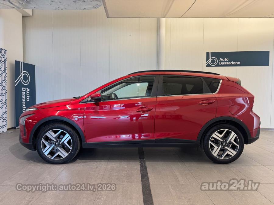 Red Hyundai Bayon 2022 in Tallinn, with an engine capacity of 1.00 L and mileage of 17 thousand km for 16900 €, photo 4 on AUTOMOTO.COM.LV