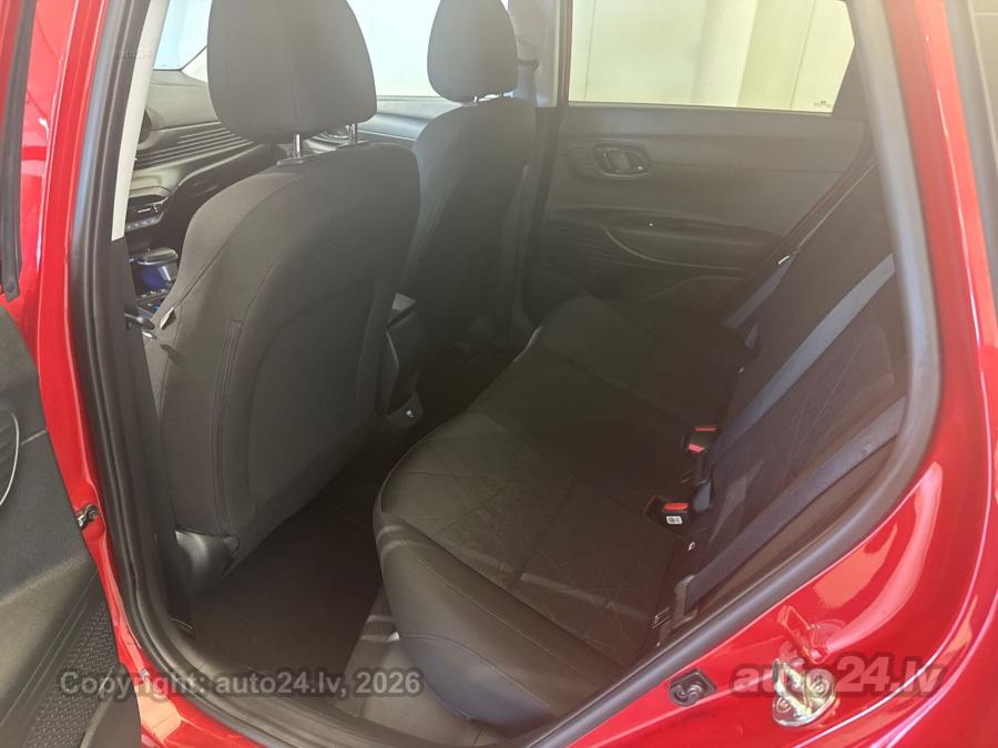 Red Hyundai Bayon 2022 in Tallinn, with an engine capacity of 1.00 L and mileage of 17 thousand km for 16900 €, photo 13 on AUTOMOTO.COM.LV