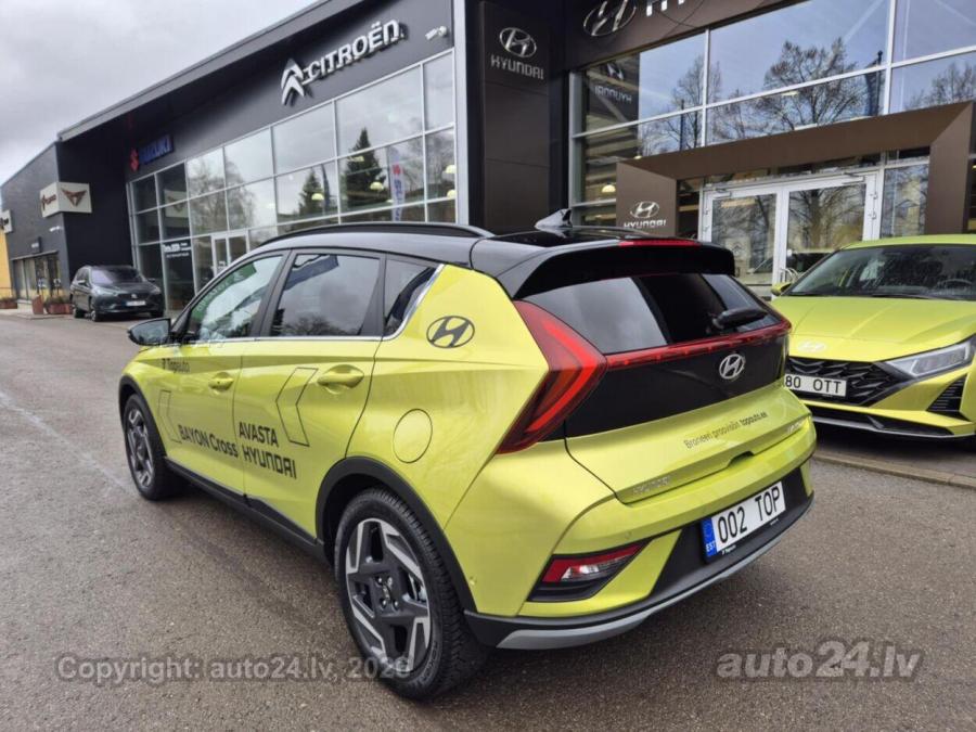 Hyundai Bayon 2024 Tartu, ar dzinēja tilpumu 1.00 L un nobraukumu 3 tūkst. km par 28700 €, foto 2 vietnē AUTOMOTO.COM.LV