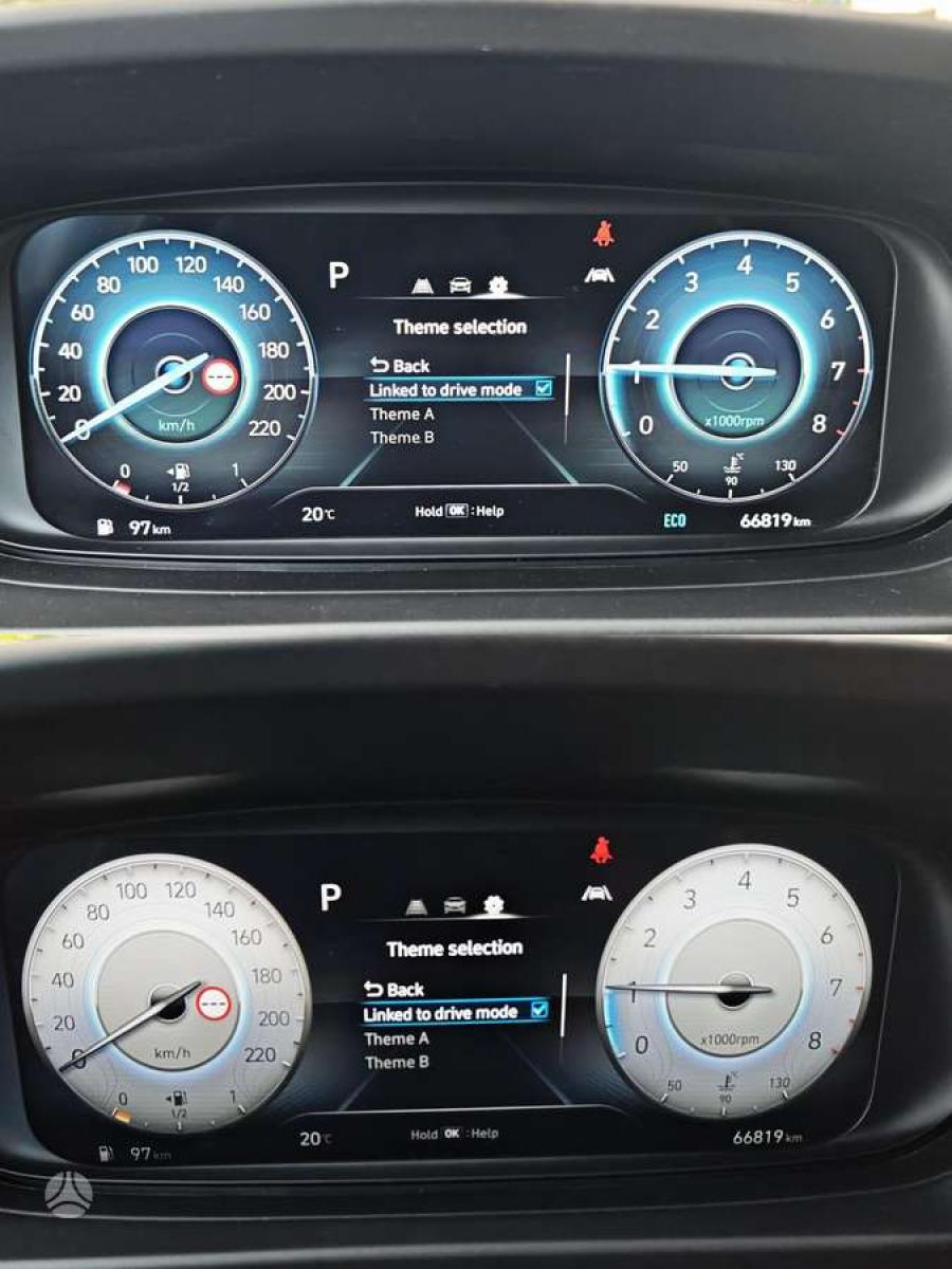 White Hyundai Bayon 2024 in Kaunas, with an engine capacity of 1.00 L and mileage of 67 thousand km for 16500 €, photo 10 on AUTOMOTO.COM.LV