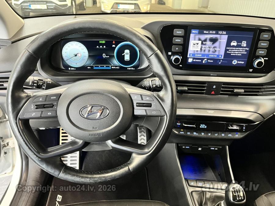 Balts Hyundai Bayon 2022 Tallina, ar dzinēja tilpumu 1.00 L un nobraukumu 115 tūkst. km par 13400 €, foto 11 vietnē AUTOMOTO.COM.LV