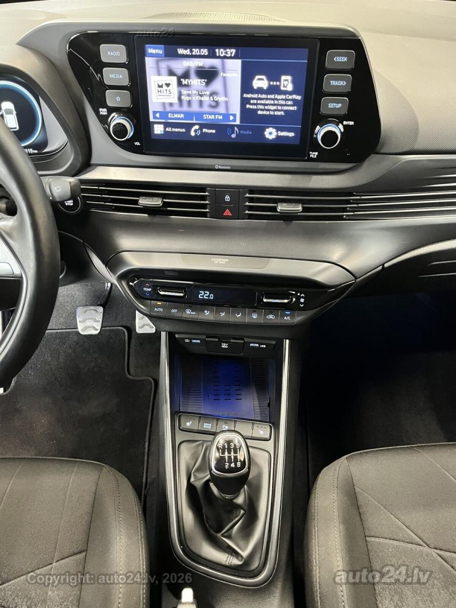 Balts Hyundai Bayon 2022 Tallina, ar dzinēja tilpumu 1.00 L un nobraukumu 115 tūkst. km par 13400 €, foto 18 vietnē AUTOMOTO.COM.LV