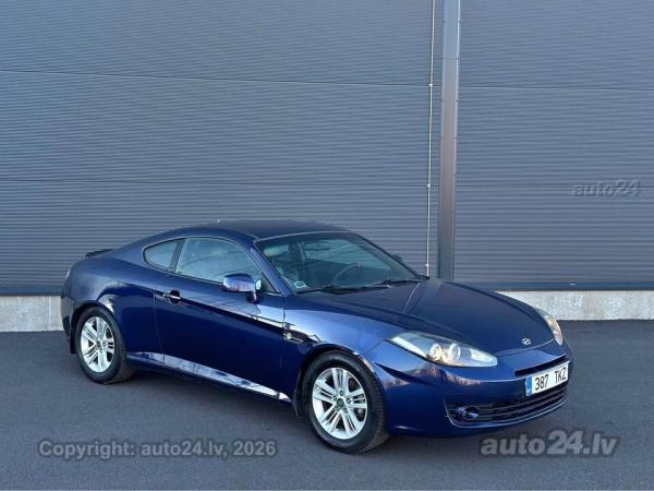 Blue Hyundai Coupe 2007 in Tallinn, with an engine capacity of 2.00 L and mileage of 257 thousand km for 2999 €, photo 1 on AUTOMOTO.COM.LV