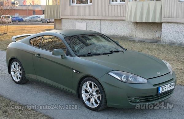 Green Hyundai Coupe 2007 in Tallinn, with an engine capacity of 2.70 L and mileage of 181 thousand km for 3200 €, photo 2 on AUTOMOTO.COM.LV