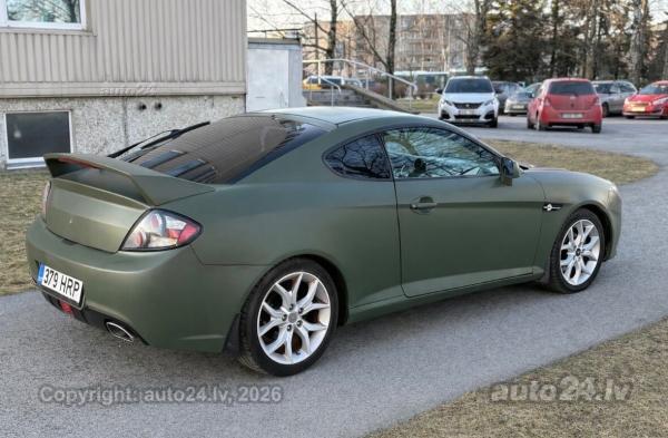 Green Hyundai Coupe 2007 in Tallinn, with an engine capacity of 2.70 L and mileage of 181 thousand km for 3200 €, photo 3 on AUTOMOTO.COM.LV