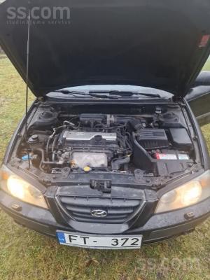 Black Hyundai Elantra 2006 in Riga, with an engine capacity of 1.60 L and mileage of 152 thousand km for 1450 €, photo 10 on AUTOMOTO.COM.LV