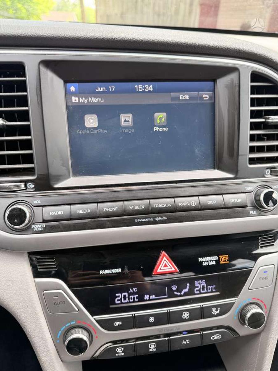 Grey Hyundai Elantra 2017 in Jurbarkas, with an engine capacity of 2.00 L and mileage of 207 thousand km for 7999 €, photo 23 on AUTOMOTO.COM.LV