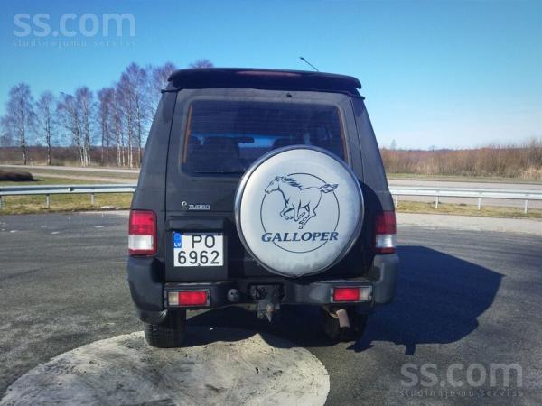 Melns Hyundai Galloper 1998 Ventspils, ar dzinēja tilpumu 2.50 L un nobraukumu 247 tūkst. km par 4400 €, foto 2 vietnē AUTOMOTO.COM.LV