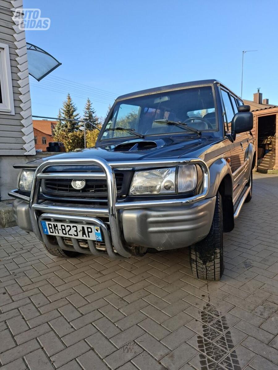 Hyundai Galloper 1999 Marijampole, ar dzinēja tilpumu 2.50 L un nobraukumu 150 tūkst. km par 2500 €, foto 1 vietnē AUTOMOTO.COM.LV