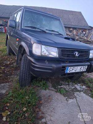 Hyundai Galloper 1999 Alīta, ar dzinēja tilpumu 2.50 L un nobraukumu 1235 tūkst. km par 1000 €, foto 2 vietnē AUTOMOTO.COM.LV