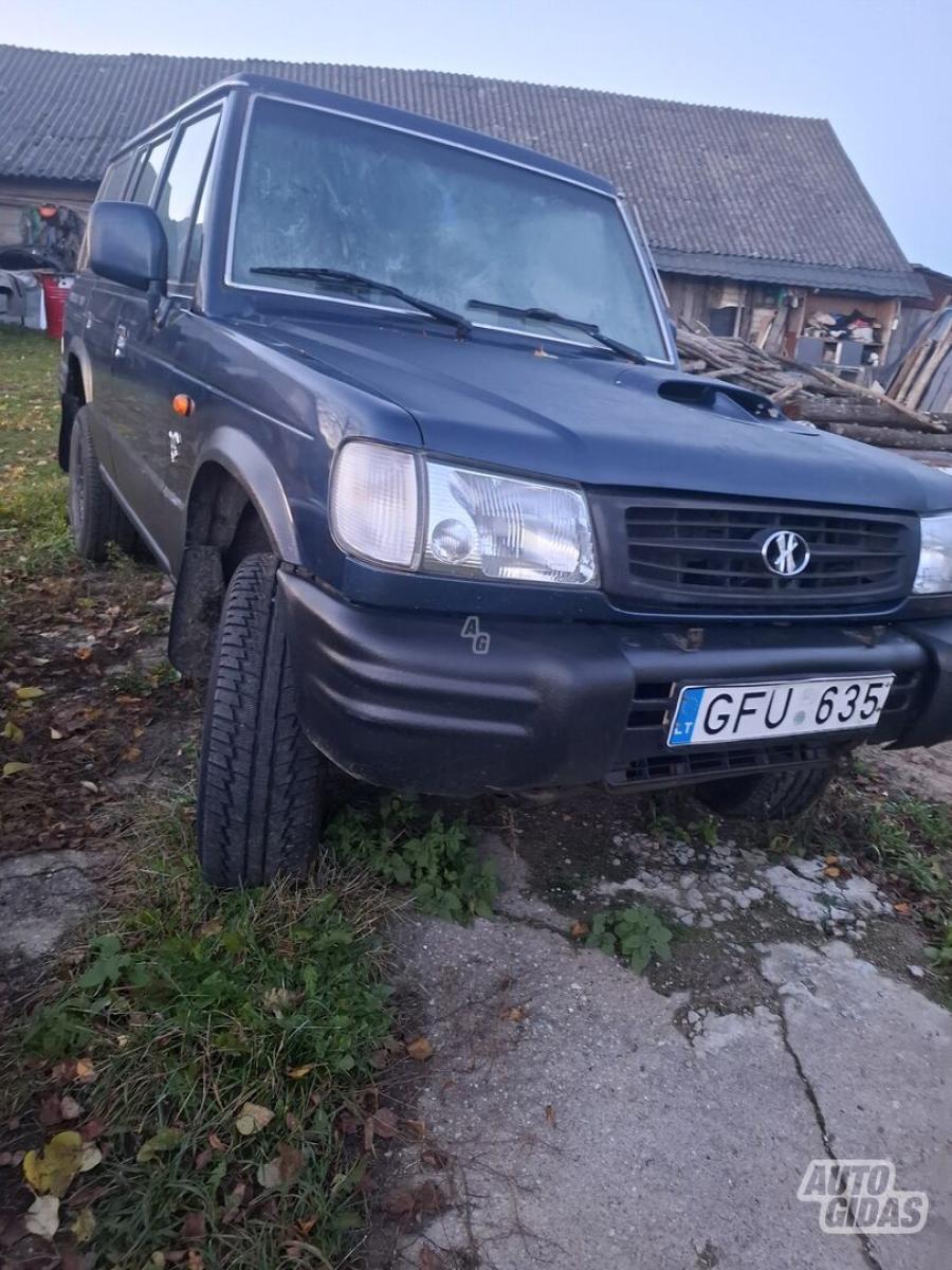 Hyundai Galloper 1999 Alīta, ar dzinēja tilpumu 2.50 L un nobraukumu 1235 tūkst. km par 1000 €, foto 2 vietnē AUTOMOTO.COM.LV
