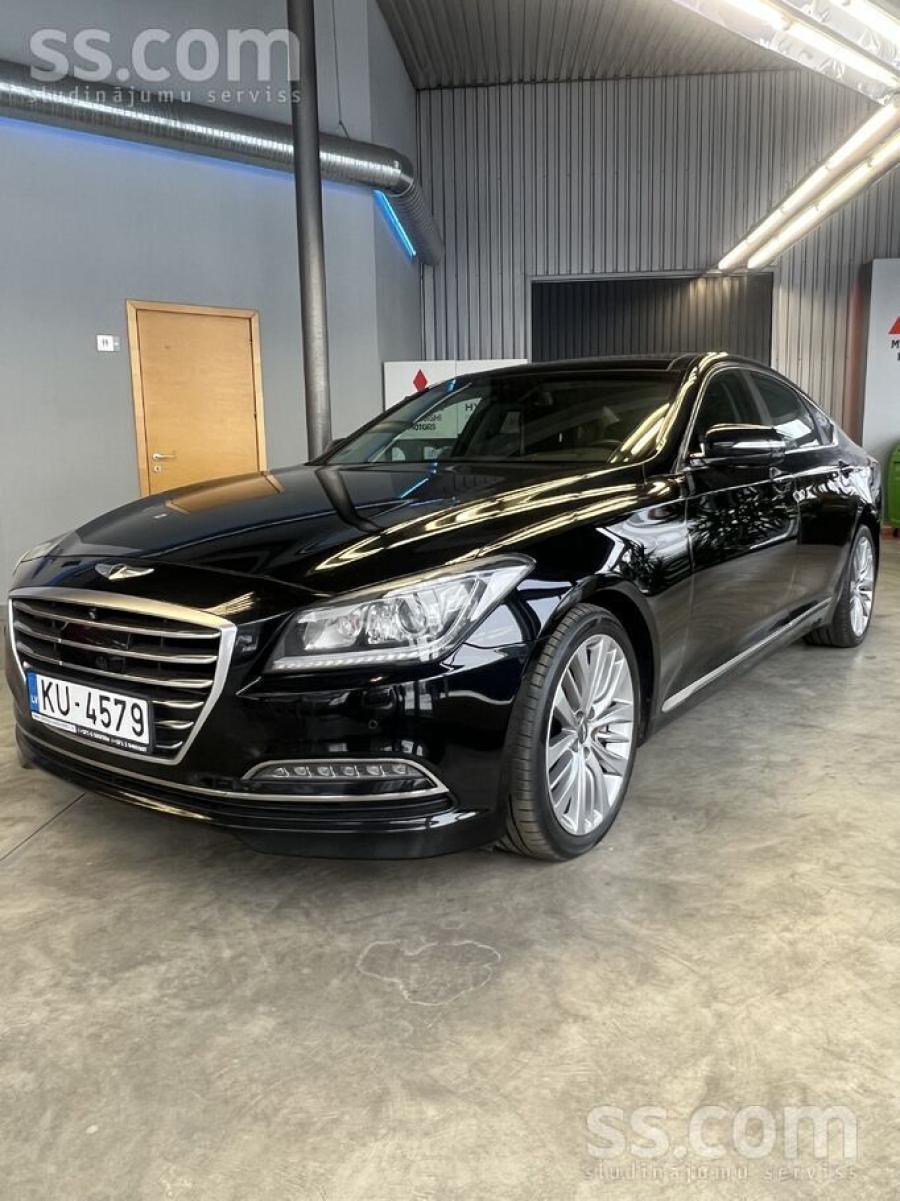 Melns Hyundai Genesis 2014 Jēkabpils, ar dzinēja tilpumu 3.80 L un nobraukumu 226 tūkst. km par 12800 €, foto 3 vietnē AUTOMOTO.COM.LV