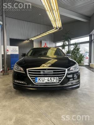 Black Hyundai Genesis 2014 in Jekabpils, with an engine capacity of 3.80 L and mileage of 226 thousand km for 12400 €, photo  on AUTOMOTO.COM.LV