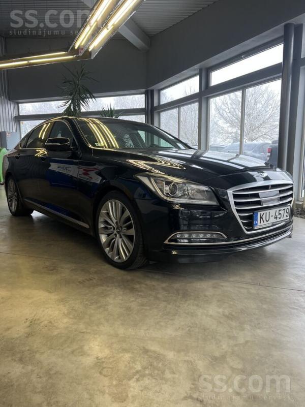 Melns Hyundai Genesis 2015 Jēkabpils, ar dzinēja tilpumu 3.80 L un nobraukumu 226 tūkst. km par 13500 €, foto 2 vietnē AUTOMOTO.COM.LV