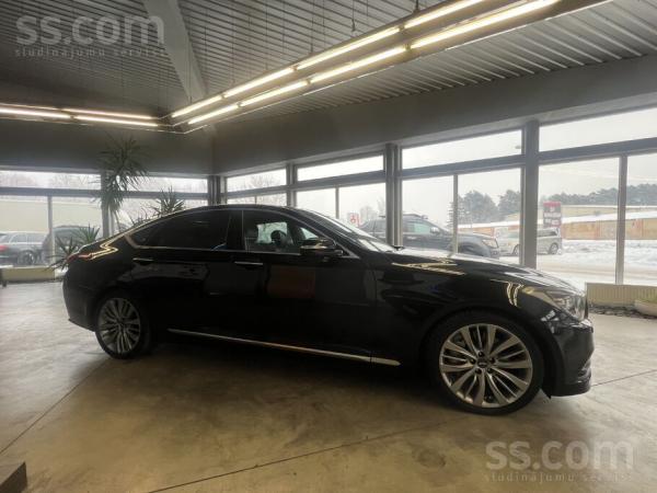 Melns Hyundai Genesis 2015 Jēkabpils, ar dzinēja tilpumu 3.80 L un nobraukumu 226 tūkst. km par 13500 €, foto 8 vietnē AUTOMOTO.COM.LV