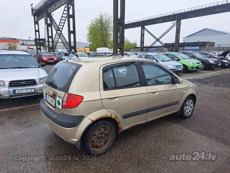 Beige Hyundai Getz 2007 in Tallinn, with an engine capacity of 1.40 L and mileage of 182 thousand km for 499 €, photo 4 on AUTOMOTO.COM.LV