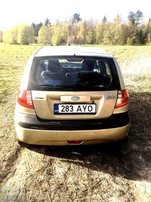 Smilšu krāsa Hyundai Getz 2007 Tallina, ar dzinēja tilpumu 1.40 L un nobraukumu 238 tūkst. km par 1400 €, foto 16 vietnē AUTOMOTO.COM.LV