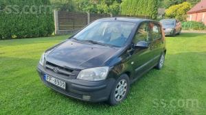 Black Hyundai Getz 2004 in Jelgava, with an engine capacity of 1.60 L and mileage of 157 thousand km for 1000 €, photo  on AUTOMOTO.COM.LV