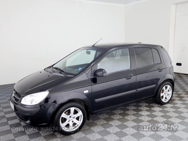 Black Hyundai Getz 2005 in Tallinn, with an engine capacity of 1.40 L and mileage of 113 thousand km for 1899 €, photo 2 on AUTOMOTO.COM.LV