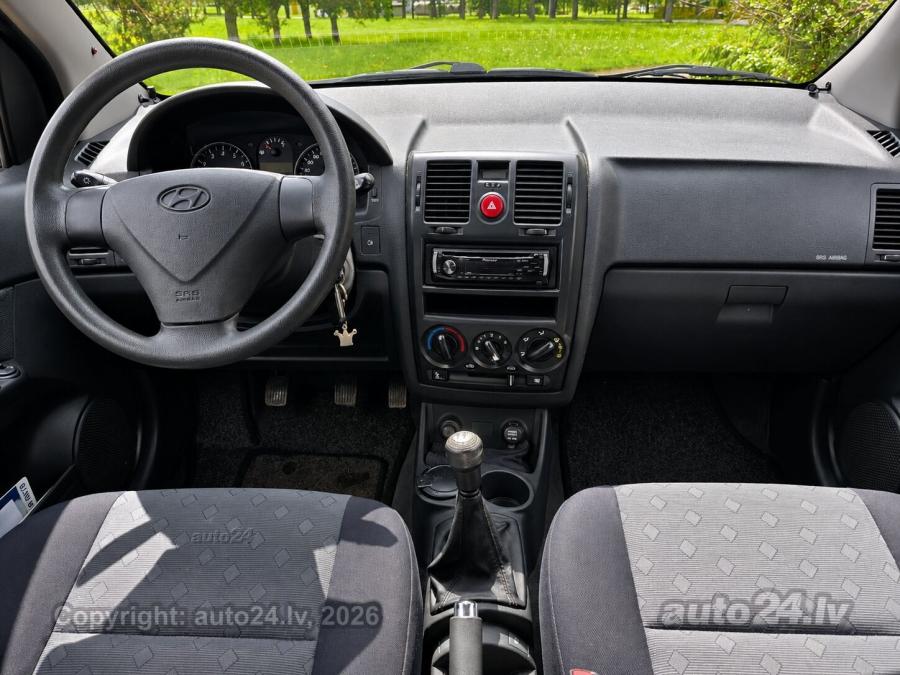 Melns Hyundai Getz 2007 Tartu, ar dzinēja tilpumu 1.40 L un nobraukumu 155 tūkst. km par 999 €, foto 6 vietnē AUTOMOTO.COM.LV