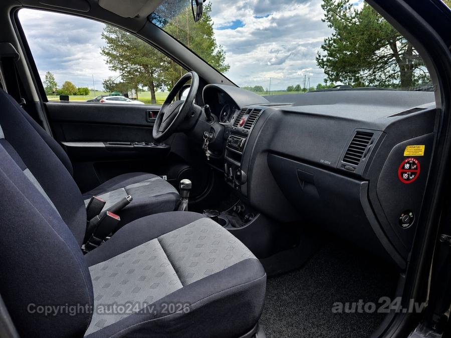 Melns Hyundai Getz 2007 Tartu, ar dzinēja tilpumu 1.40 L un nobraukumu 155 tūkst. km par 999 €, foto 7 vietnē AUTOMOTO.COM.LV