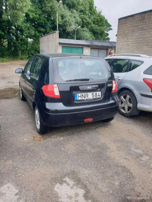 Melns Hyundai Getz 2007 Klaipėda, ar dzinēja tilpumu 1.10 L un nobraukumu 112 tūkst. km par 750 €, foto 3 vietnē AUTOMOTO.COM.LV