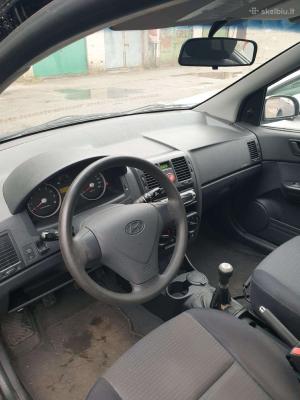 Melns Hyundai Getz 2007 Klaipėda, ar dzinēja tilpumu 1.10 L un nobraukumu 112 tūkst. km par 750 €, foto 5 vietnē AUTOMOTO.COM.LV
