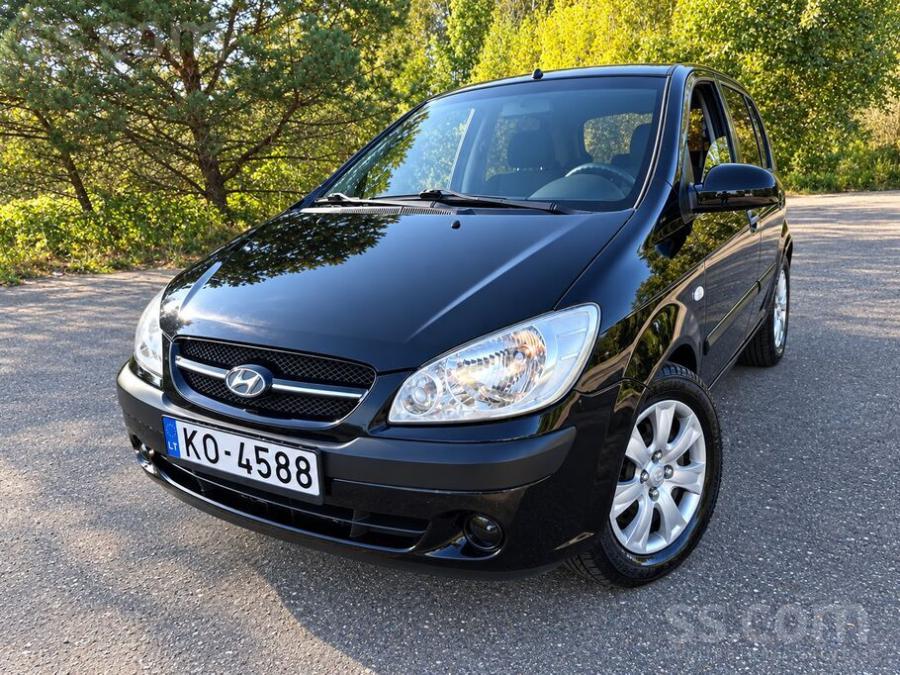 Black Hyundai Getz 2007 in Daugavpils, with an engine capacity of 1.40 L and mileage of 134 thousand km for 1150 €, photo 3 on AUTOMOTO.COM.LV