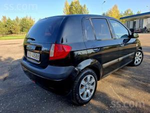 Black Hyundai Getz 2007 in Daugavpils, with an engine capacity of 1.40 L and mileage of 134 thousand km for 1050 €, photo 4 on AUTOMOTO.COM.LV