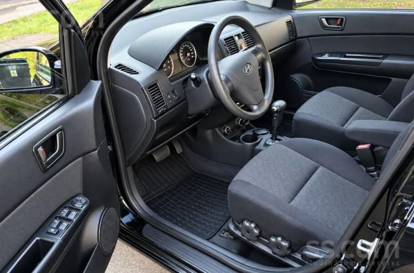 Black Hyundai Getz 2007 in Daugavpils, with an engine capacity of 1.40 L and mileage of 134 thousand km for 1050 €, photo 5 on AUTOMOTO.COM.LV