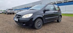 Black Hyundai Getz 2008 in Riga, with an engine capacity of 1.10 L and mileage of 152 thousand km for 1550 €, photo  on AUTOMOTO.COM.LV
