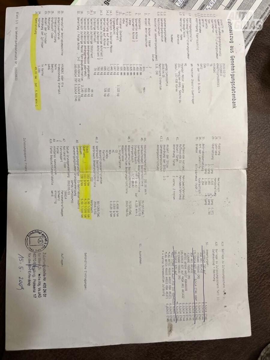 Черный Хендай Гетц 2009 в Вильнюс, объемом двигателя 1.10 л и пробегом 154 тыс. км за 990 €, фото 23 на AUTOMOTO.COM.LV