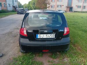 Black Hyundai Getz 2007 in Tukums, with an engine capacity of 1.40 L and mileage of 277 thousand km for 600 €, photo 3 on AUTOMOTO.COM.LV