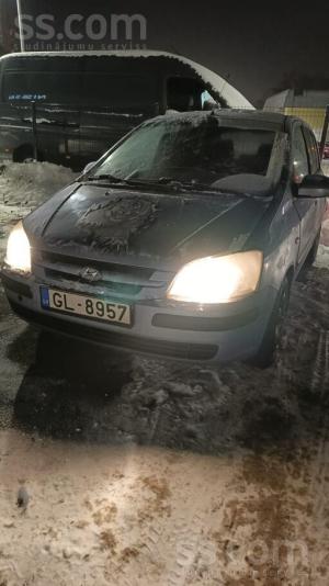 Blue Hyundai Getz 2004 in Riga, with an engine capacity of 1.40 L and mileage of 256 thousand km for 300 €, photo  on AUTOMOTO.COM.LV