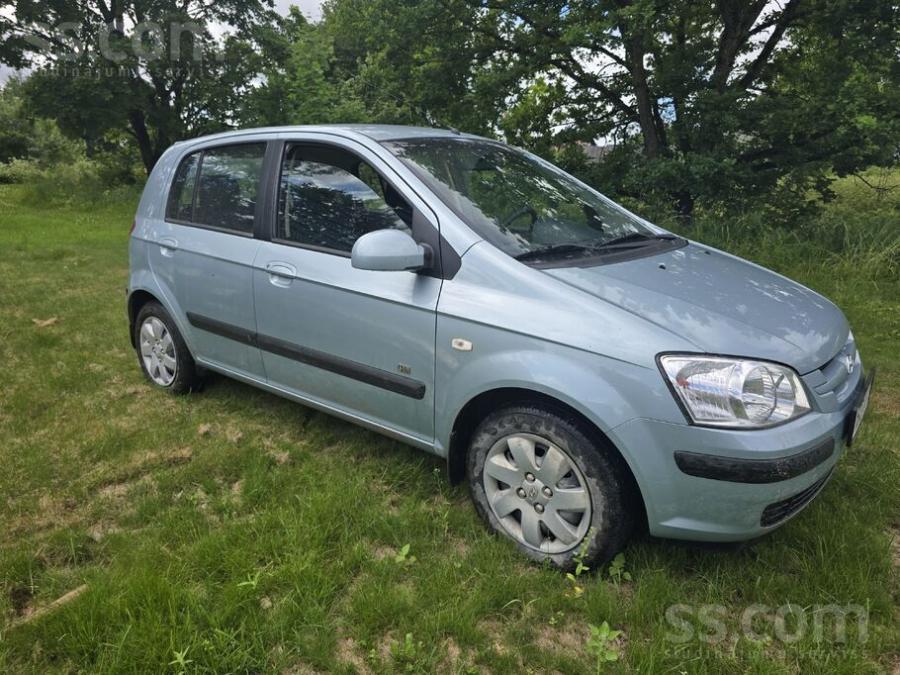 Blue Hyundai Getz 2004 in Aluksne, with an engine capacity of 1.50 L and mileage of 91 thousand km for 2200 €, photo 3 on AUTOMOTO.COM.LV