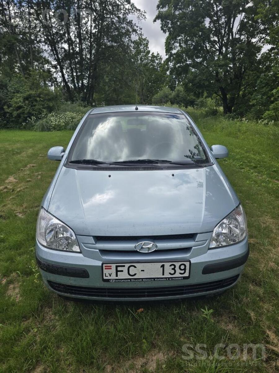 Blue Hyundai Getz 2004 in Aluksne, with an engine capacity of 1.50 L and mileage of 91 thousand km for 2200 €, photo 4 on AUTOMOTO.COM.LV