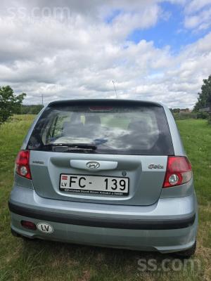 Blue Hyundai Getz 2004 in Aluksne, with an engine capacity of 1.50 L and mileage of 91 thousand km for 2200 €, photo 5 on AUTOMOTO.COM.LV
