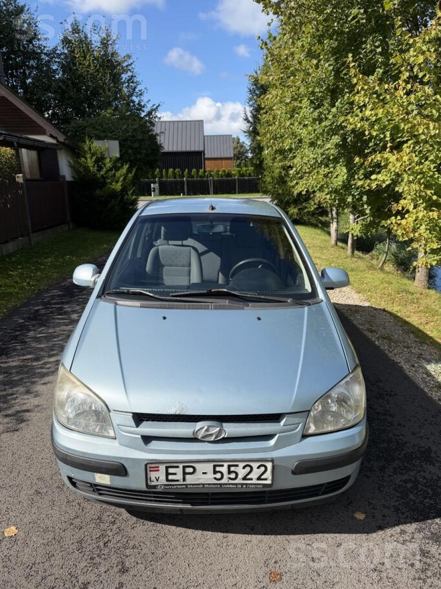Zils Hyundai Getz 2004 Rīga, ar dzinēja tilpumu 1.30 L un nobraukumu 142 tūkst. km par 850 €, foto 4 vietnē AUTOMOTO.COM.LV