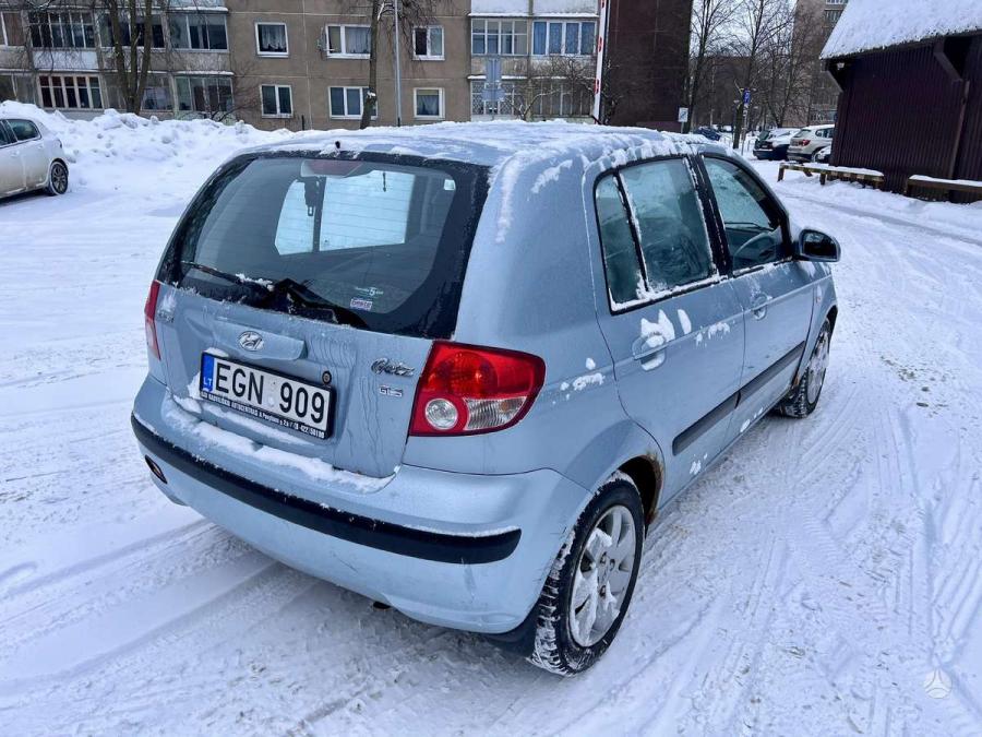 Zils Hyundai Getz 2005 Klaipėda, ar dzinēja tilpumu 1.34 L un nobraukumu 199 tūkst. km par 1399 €, foto 3 vietnē AUTOMOTO.COM.LV