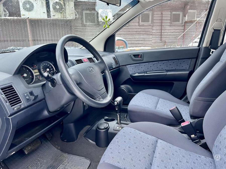 Zils Hyundai Getz 2005 Klaipėda, ar dzinēja tilpumu 1.34 L un nobraukumu 199 tūkst. km par 1399 €, foto 7 vietnē AUTOMOTO.COM.LV