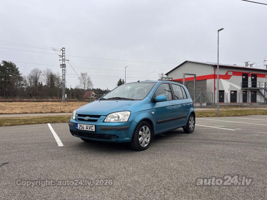 Blue Hyundai Getz 2005 in Tallinn, with an engine capacity of 1.30 L and mileage of 195 thousand km for 500 €, photo 1 on AUTOMOTO.COM.LV