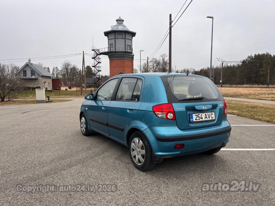 Blue Hyundai Getz 2005 in Tallinn, with an engine capacity of 1.30 L and mileage of 195 thousand km for 500 €, photo 7 on AUTOMOTO.COM.LV