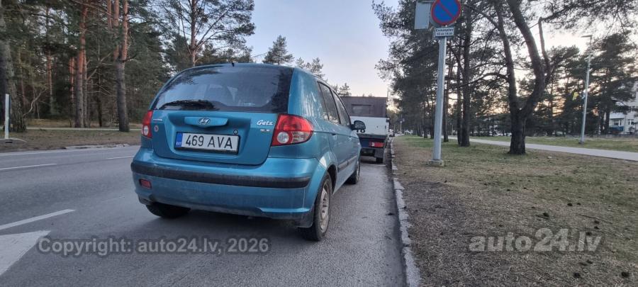 Blue Hyundai Getz 2005 in Tallinn, with an engine capacity of 1.30 L and mileage of 132 thousand km for 700 €, photo 5 on AUTOMOTO.COM.LV