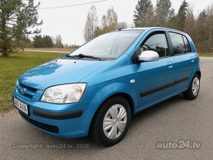 Blue Hyundai Getz 2005 in Tartu, with an engine capacity of 1.30 L and mileage of 130 thousand km for 890 €, photo 1 on AUTOMOTO.COM.LV