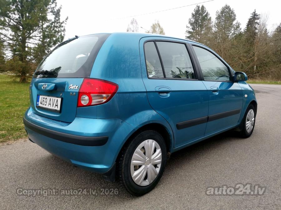 Blue Hyundai Getz 2005 in Tartu, with an engine capacity of 1.30 L and mileage of 130 thousand km for 890 €, photo 4 on AUTOMOTO.COM.LV