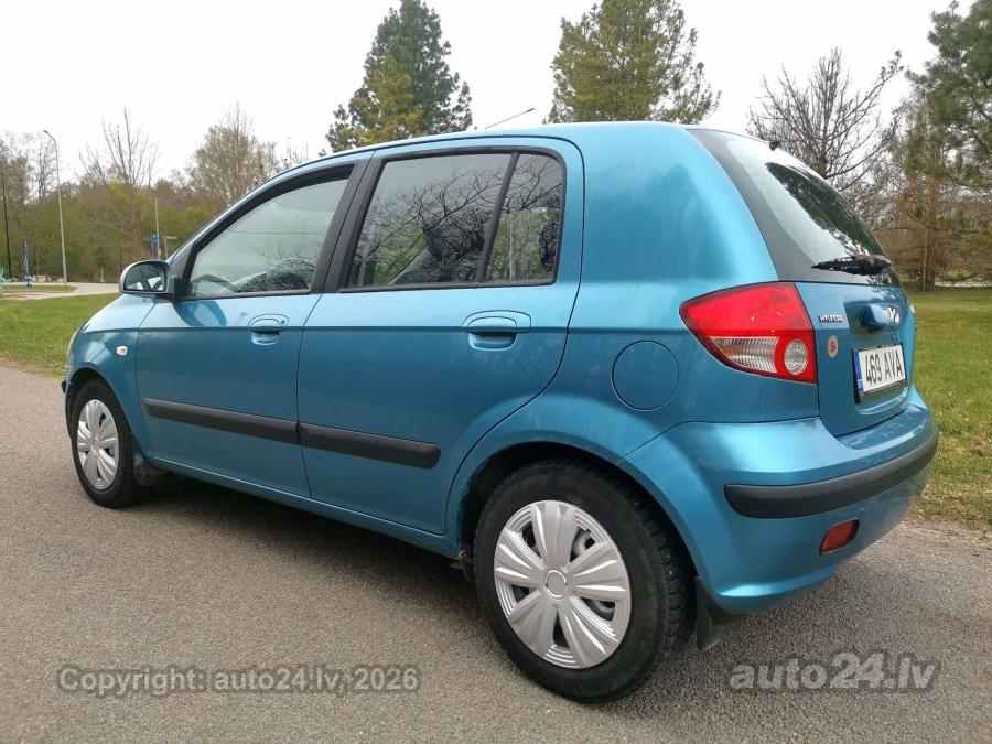 Blue Hyundai Getz 2005 in Tartu, with an engine capacity of 1.30 L and mileage of 130 thousand km for 890 €, photo 5 on AUTOMOTO.COM.LV