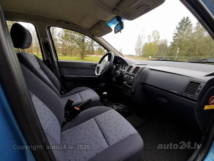 Blue Hyundai Getz 2005 in Tartu, with an engine capacity of 1.30 L and mileage of 130 thousand km for 890 €, photo 6 on AUTOMOTO.COM.LV