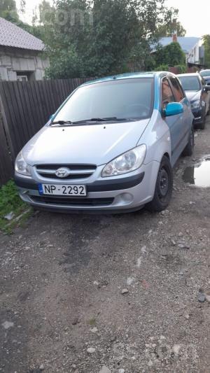 Zils Hyundai Getz 2005 Rīga, ar dzinēja tilpumu 1.40 L un nobraukumu 260 tūkst. km par 200 €, foto 3 vietnē AUTOMOTO.COM.LV