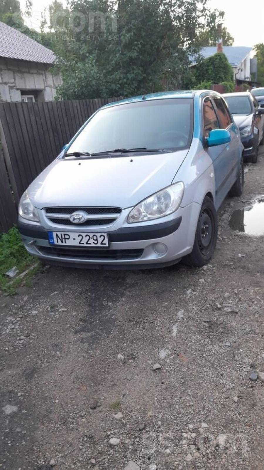 Zils Hyundai Getz 2005 Rīga, ar dzinēja tilpumu 1.40 L un nobraukumu 260 tūkst. km par 200 €, foto 3 vietnē AUTOMOTO.COM.LV